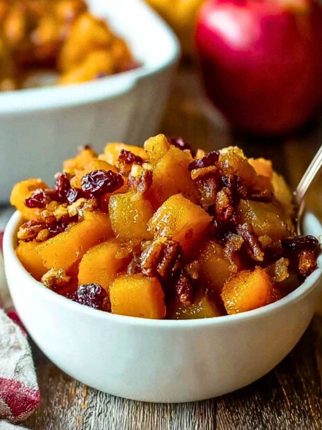 Autumn Butternut Squash Apple Bake