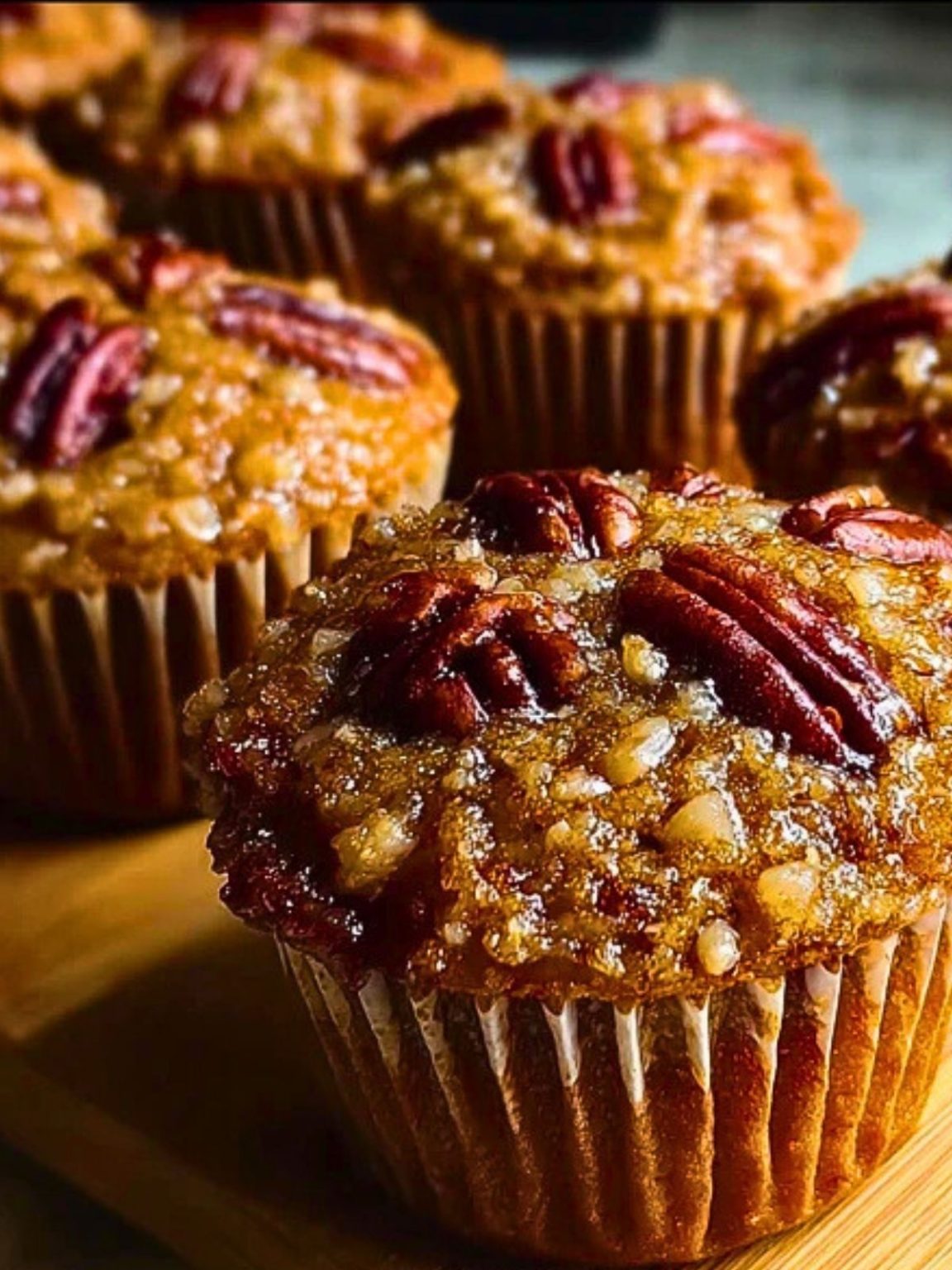 Pecan Pie Brown Sugar Muffins