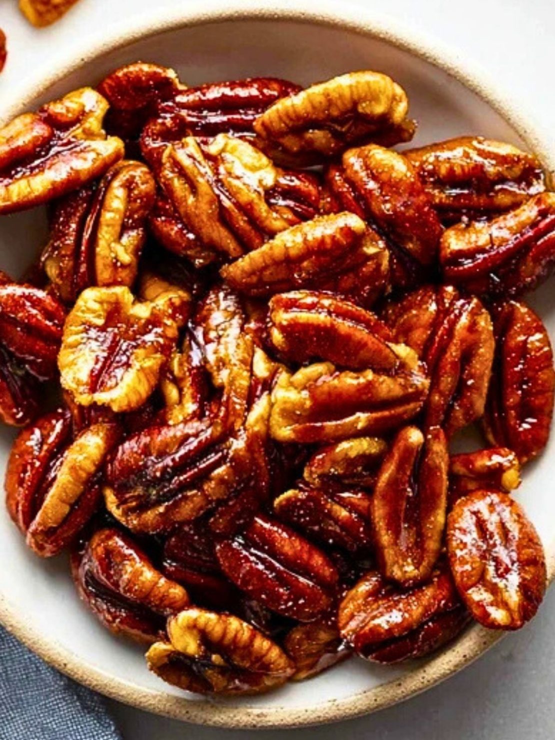 Easy Maple Candied Pecans