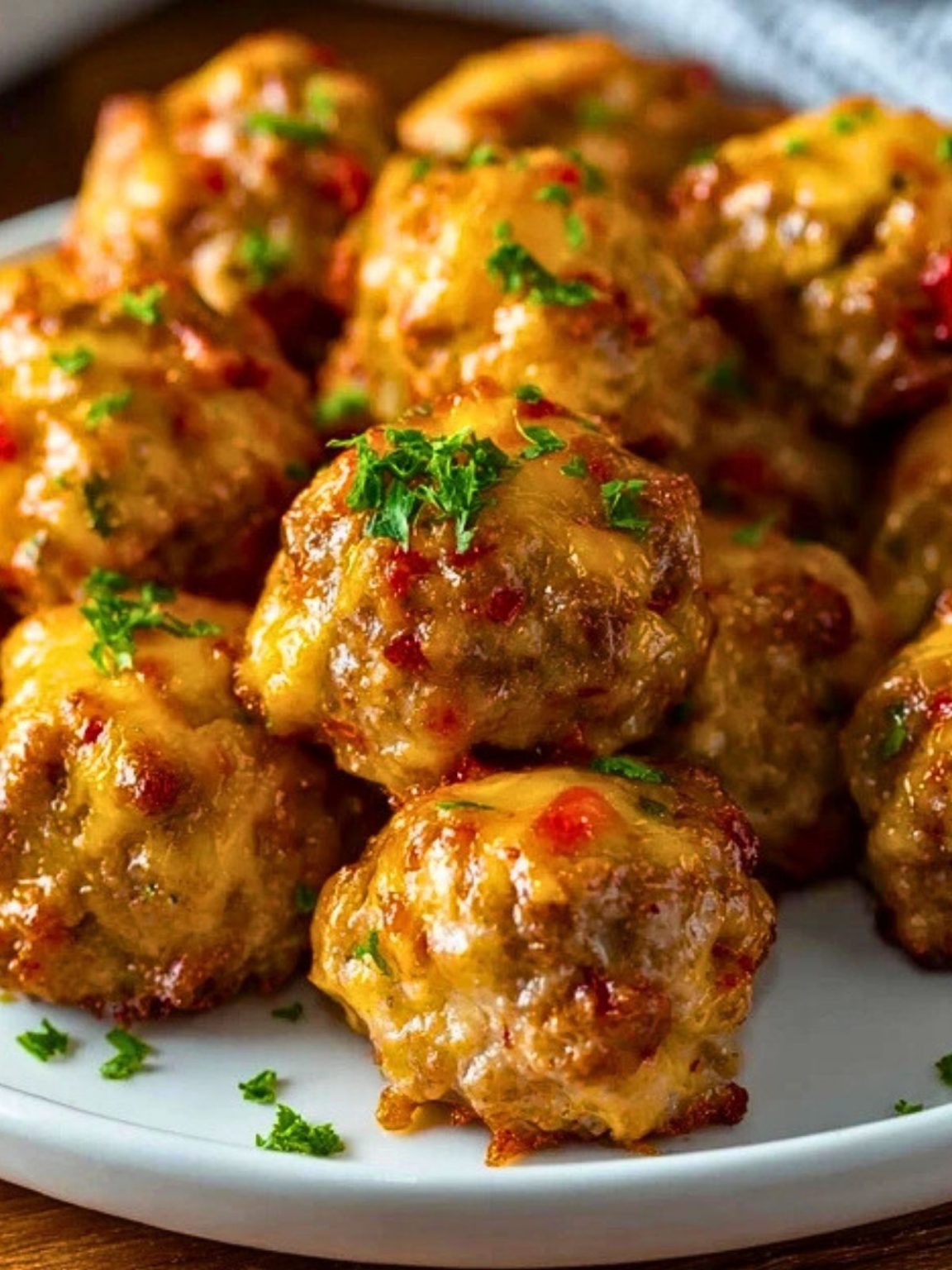 Rotel Cream Cheese Sausage Balls