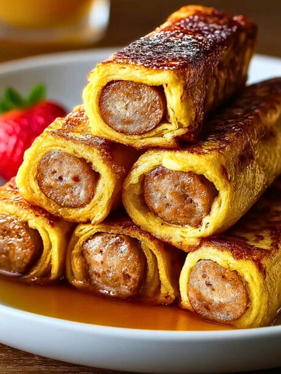 Sausage French Toast Roll-Ups