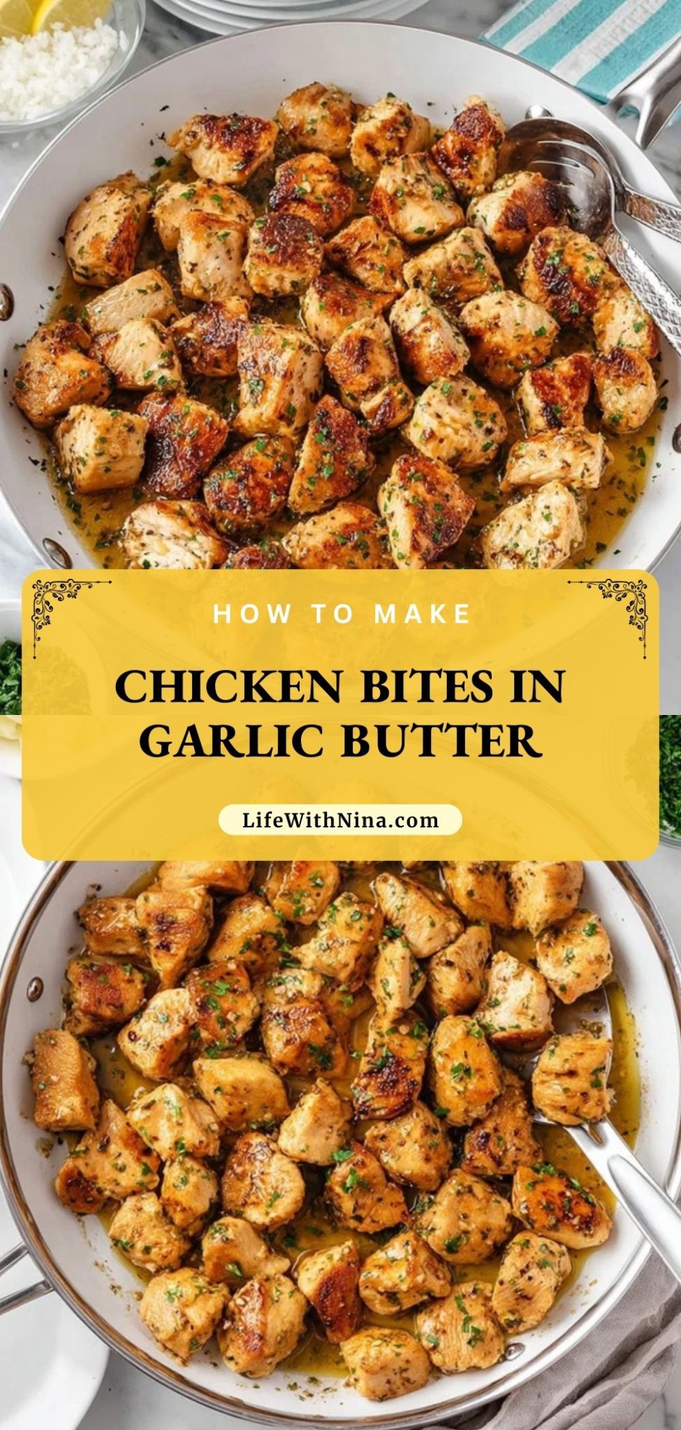 Chicken Bites In Garlic Butter