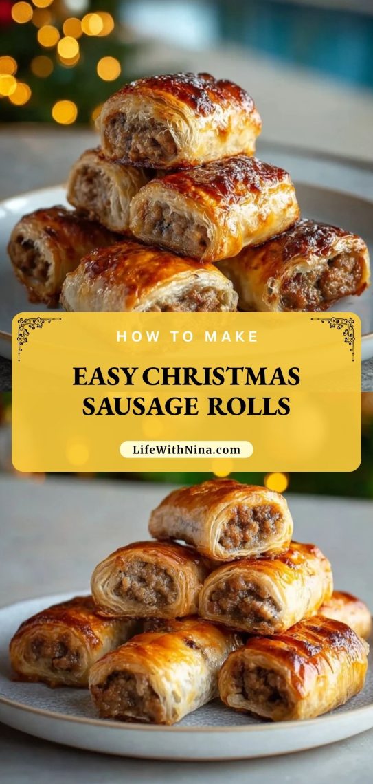 Easy Christmas Sausage Rolls
