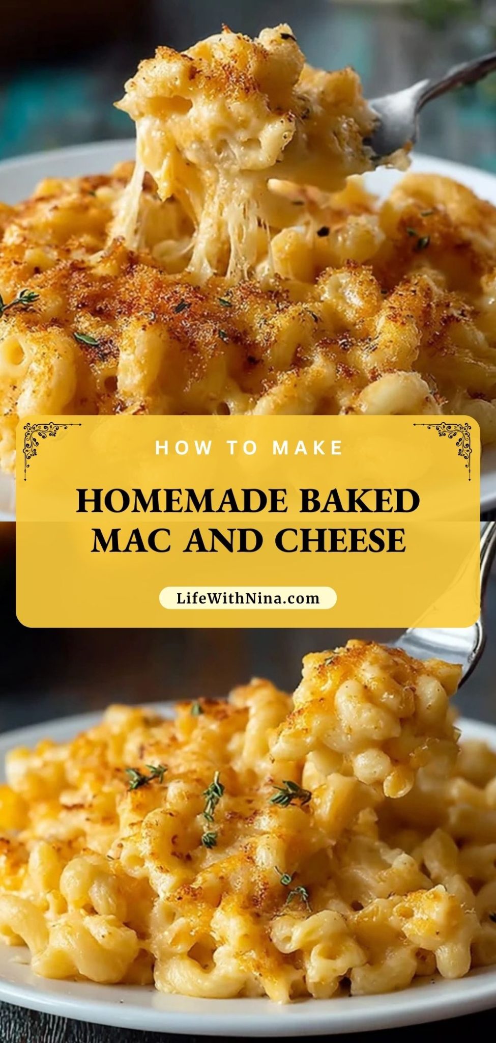 Homemade Baked Mac And Cheese