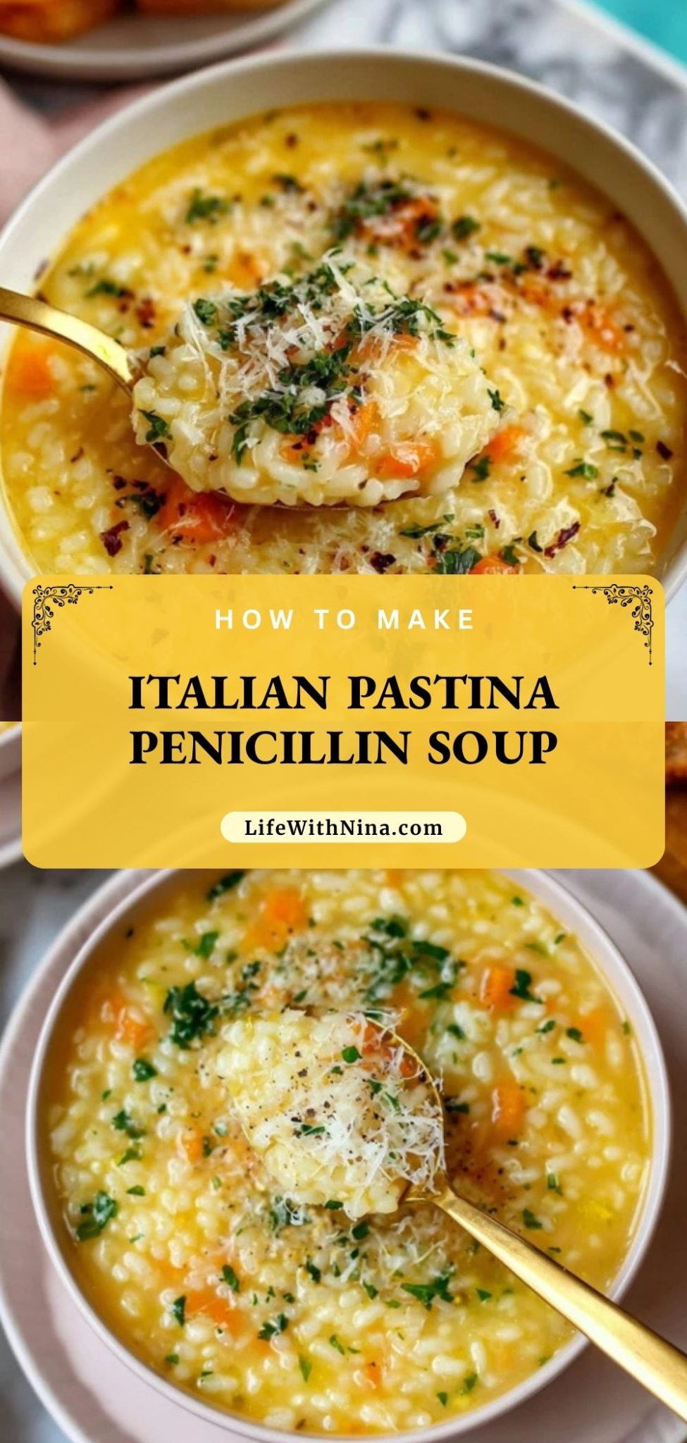 Italian Pastina Penicillin Soup