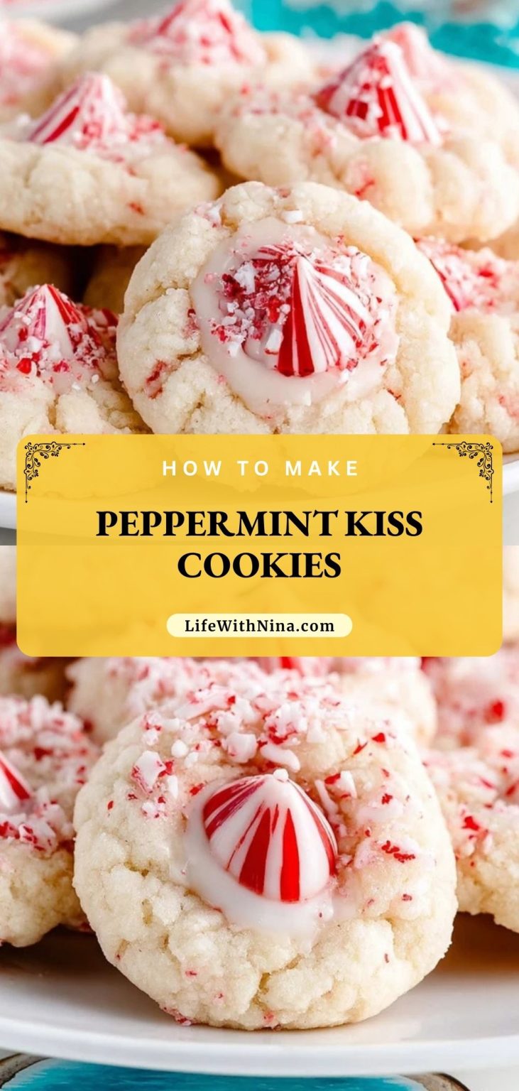 Peppermint Kiss Cookies