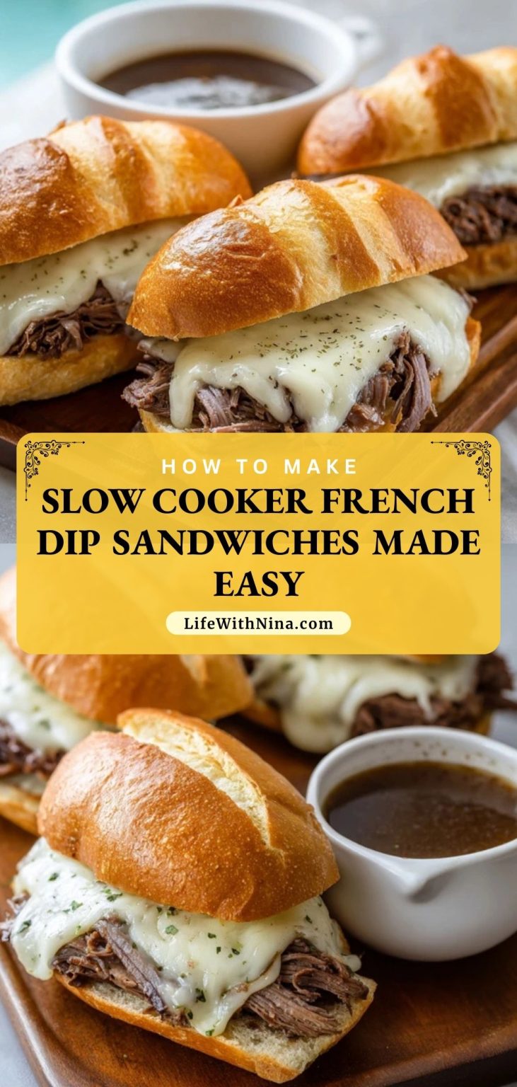 Slow Cooker French Dip Sandwiches Made Easy