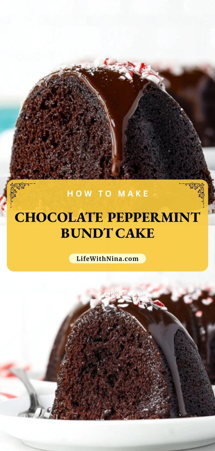 Chocolate Peppermint Bundt Cake