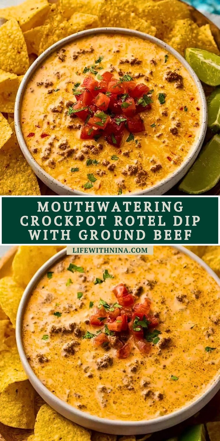 Mouthwatering Crockpot Rotel Dip With Ground Beef