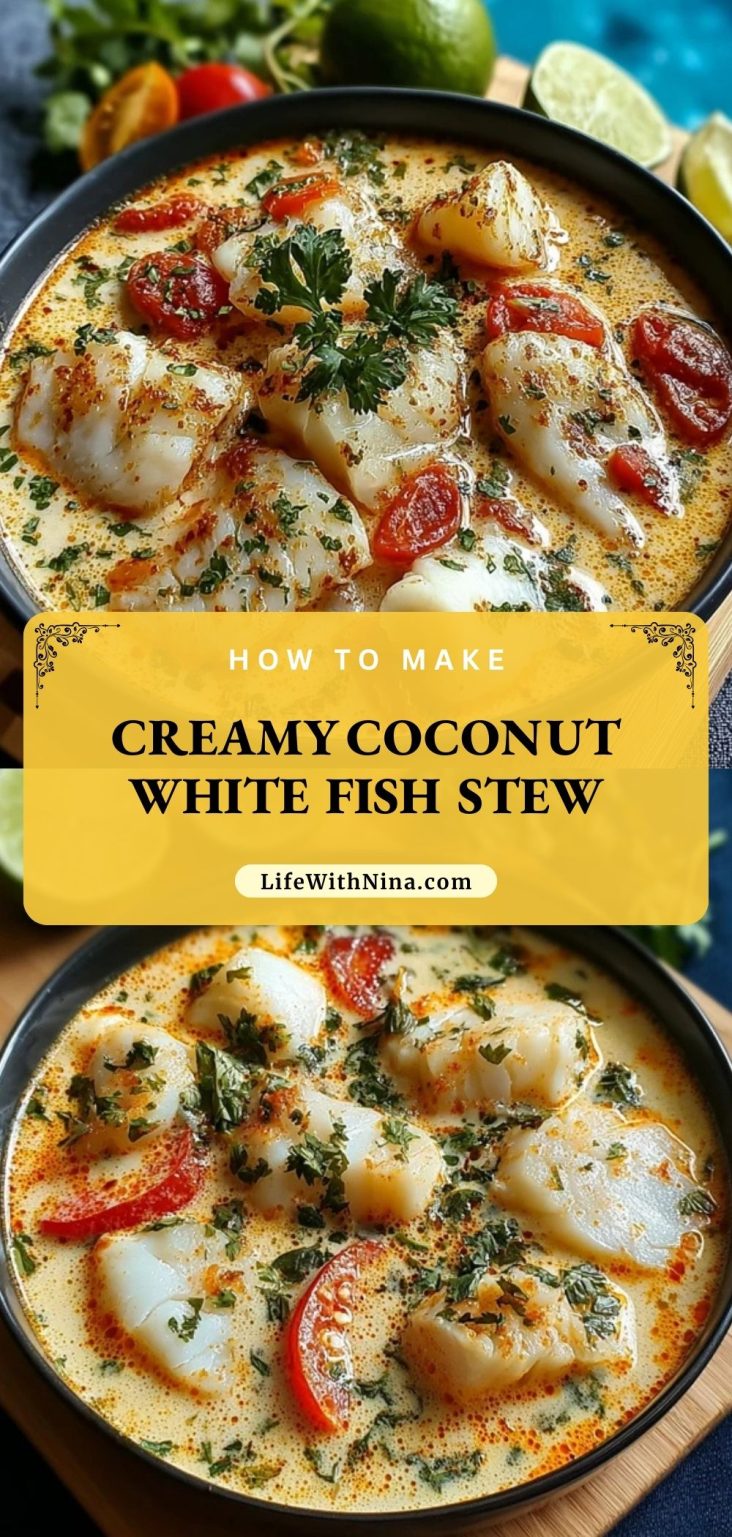 Creamy Coconut White Fish Stew