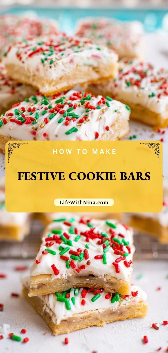 Festive Cookie Bars
